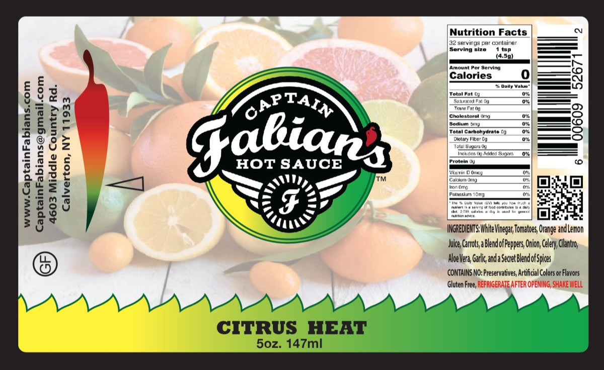 Citrus Heat – www.CaptainFabians.com
